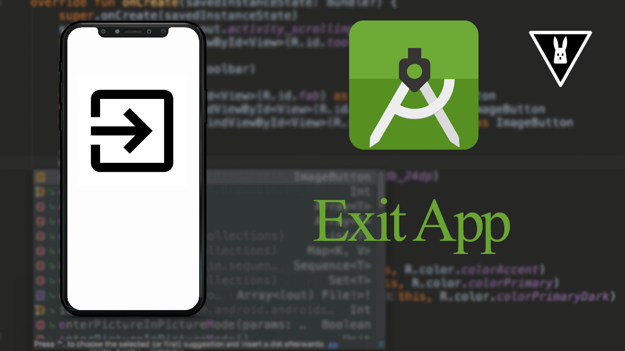 Exit button with android studio #JAVA | LiLUu Dev