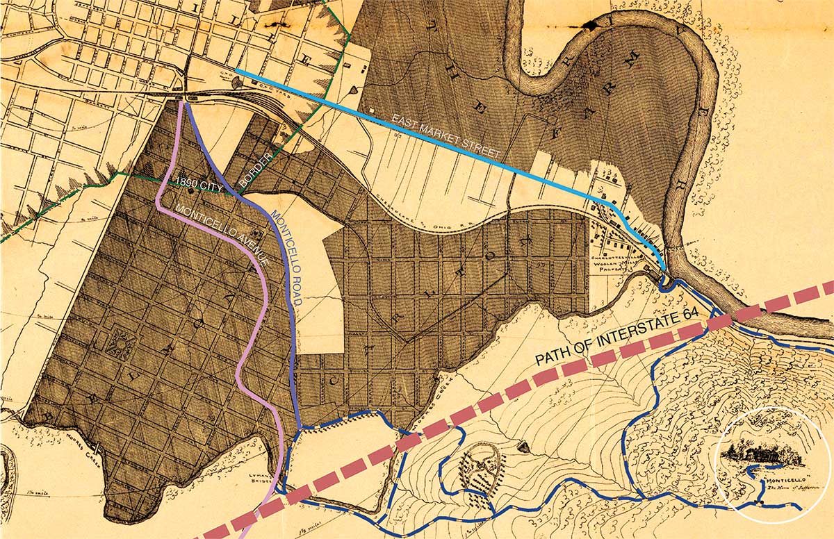 Monticello Virginia Map