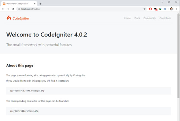 Mudah! Belajar Install Codeigniter 4 Menggunakan Composer - Sugrahaku