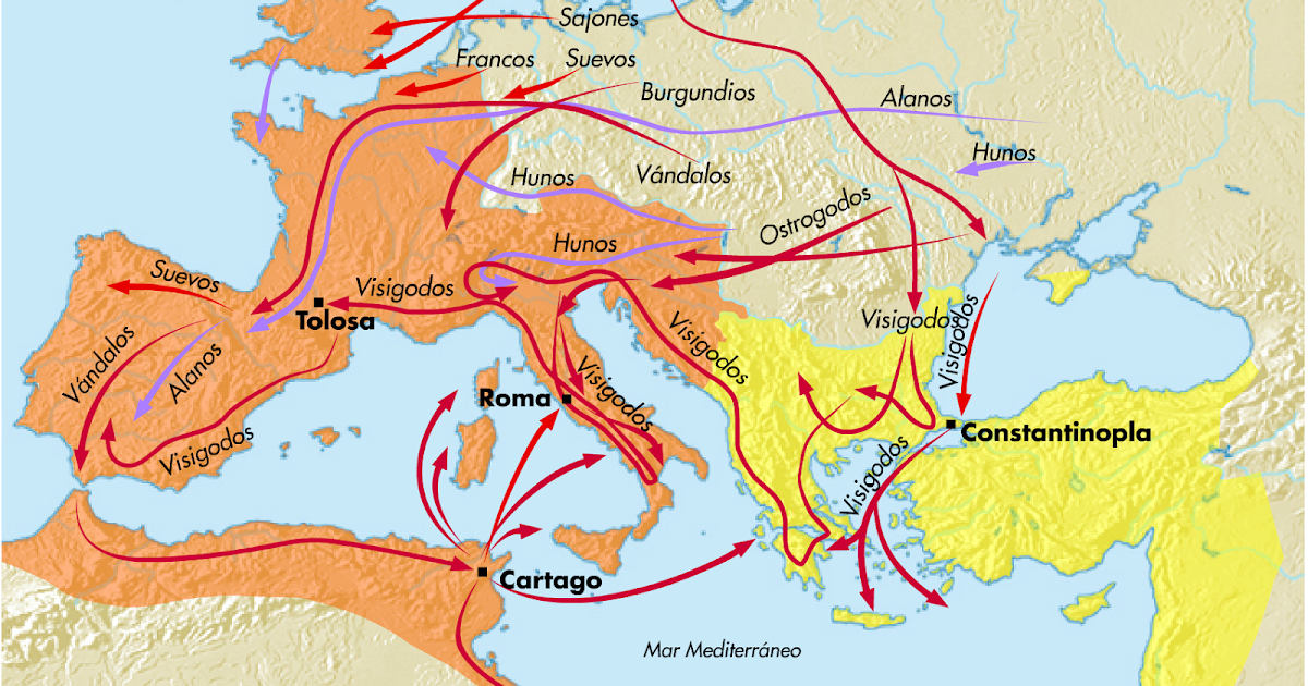 Navegamos y aprendemos.: Las invasiones bárbaras.