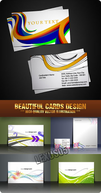 Quality Graphic Resources: Beautiful Cards Designs - Vector Stock