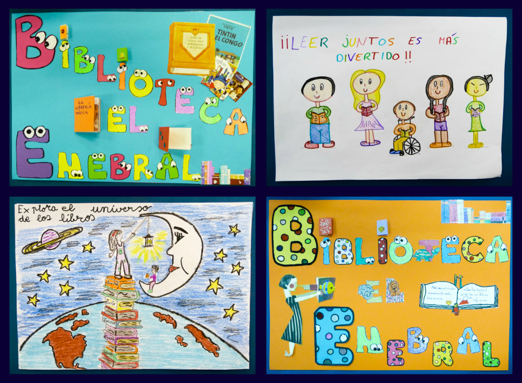 Biblioenebral: I CONCURSO DE CARTELES: “LA BIBLIOTECA NOS UNE. UN LUGAR ...