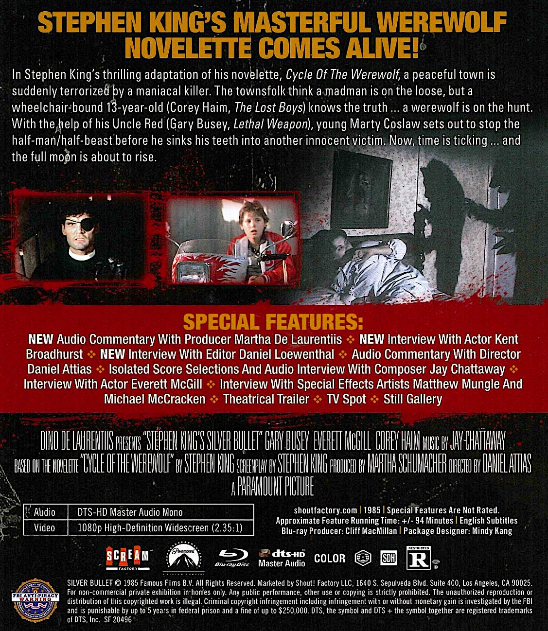 blu-ray and dvd covers: SCREAM FACTORY COLLECTOR'S EDITION BLU-RAYS BY ...