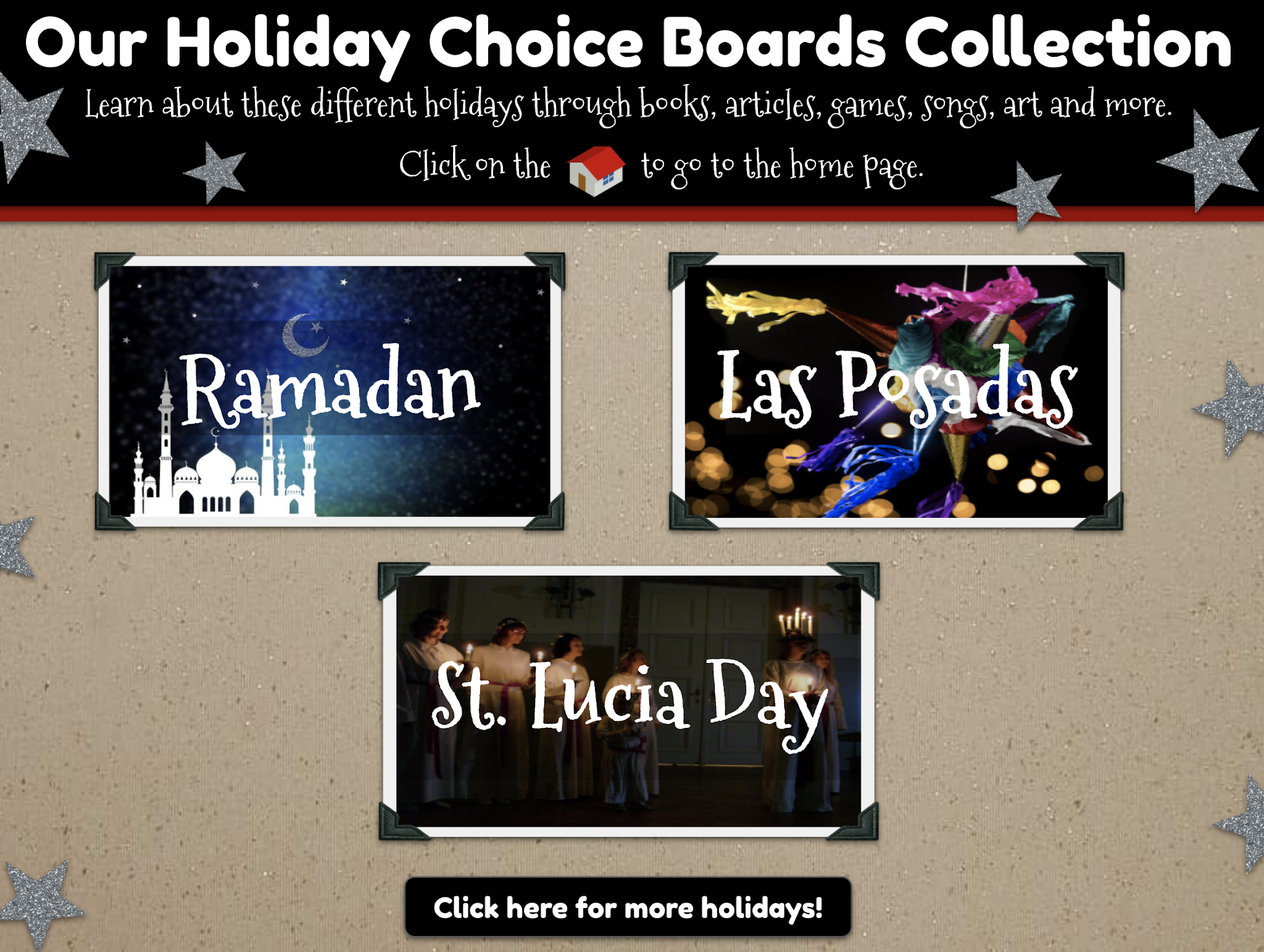 The Library Voice: It's Time For Our December Choice Board and ...