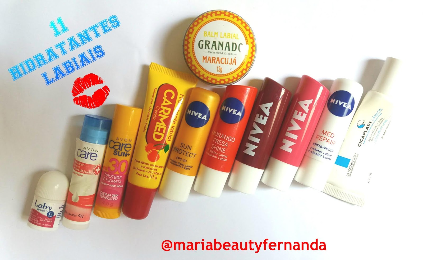 11 hidratantes labiais