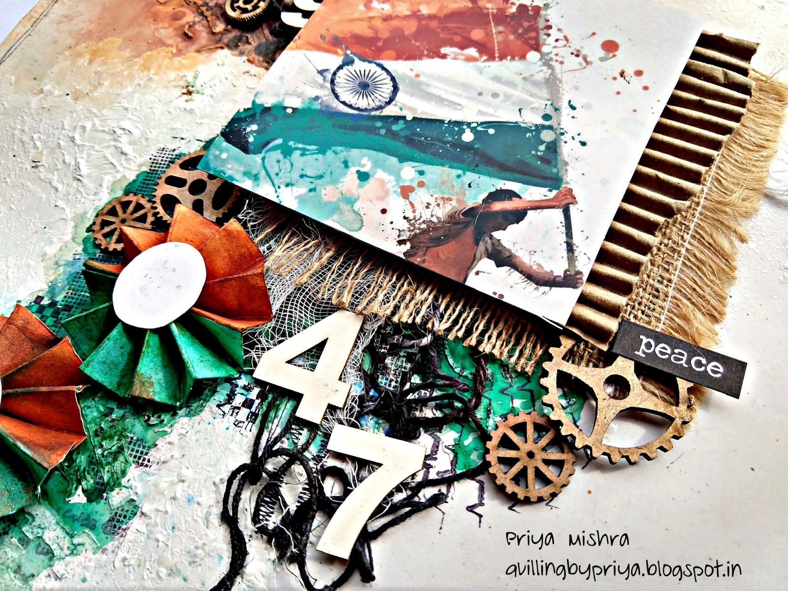 Priya Mishra Blog: India - Scrapbook Layout
