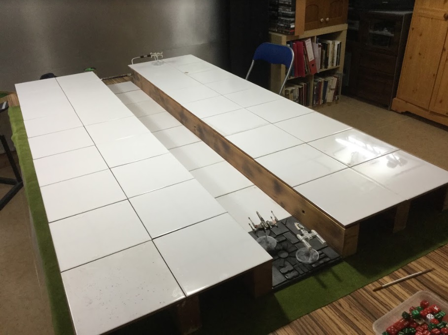 wargaming in the sun: Star war Death Star Trench Game