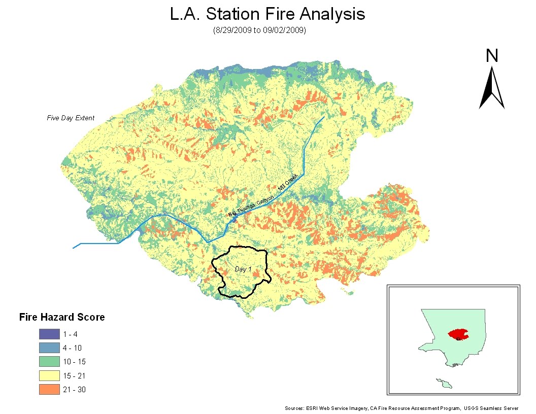 Geography 168: Lab 7: Fire Hazard