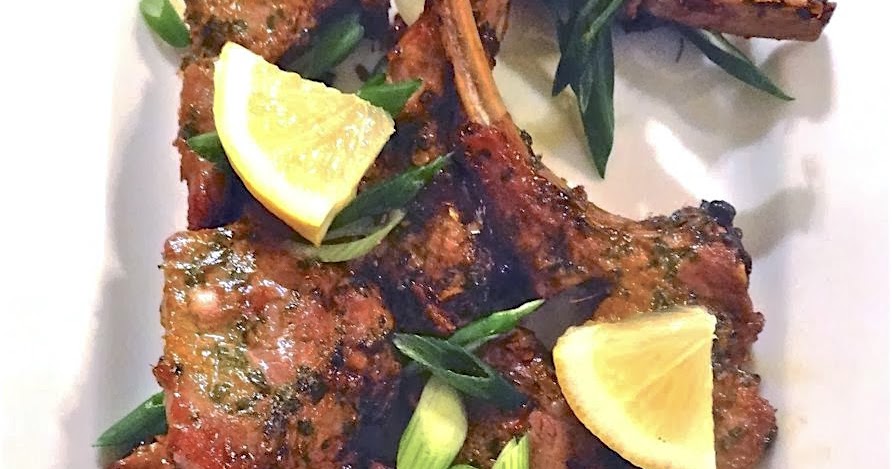 Scrumpdillyicious: Asian Marinated Rack of Lamb with Ginger & Cilantro
