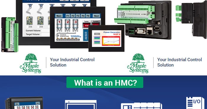 Maple Systems HMC Combines HMI + PLC allows you to have web server ...