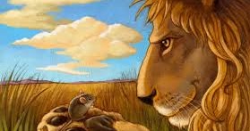 Letritas Infantiles: El León y el ratón.