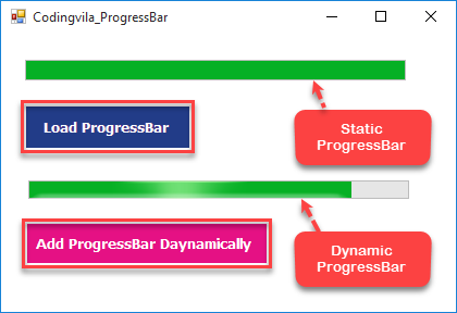 ProgressBar Control in C# and VB.NET | Codingvila