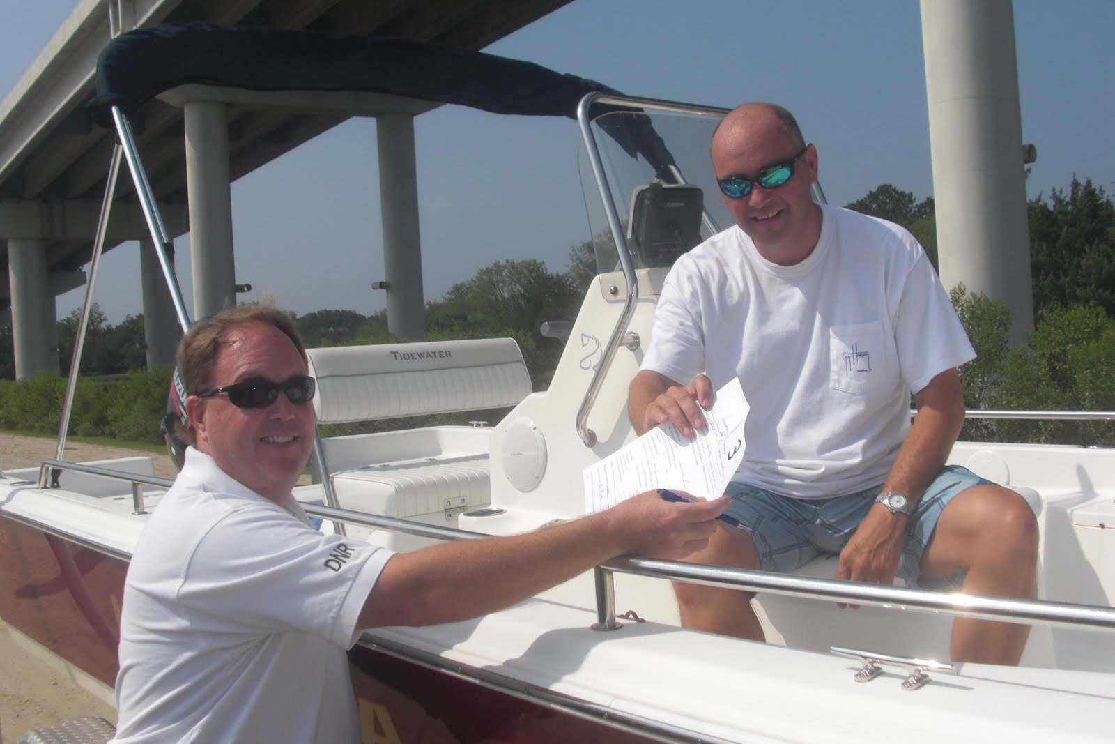 Lowcountry outdoors: SCDNR Courtesy Boat Inspection - Rockville