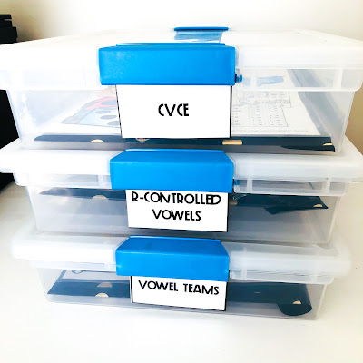 How to Set Up a Manageable Word Work Station | The Lemonade Stand