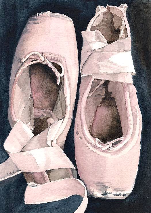 Stephanie Toral Art & Design: "Pointe Shoes"