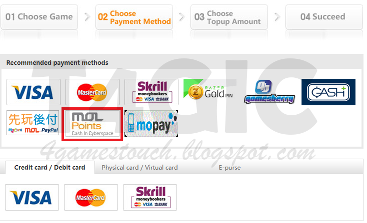 Touch 4Games Blog: Razer Gold / MOL Points