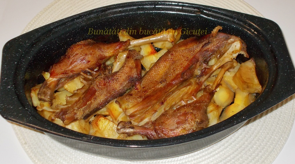 Rata cu cartofi la cuptor - Bunătăți din bucătăria Gicuței