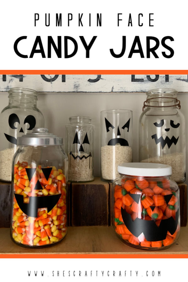 She's Crafty: Halloween Jack O' Lantern Treat Jars