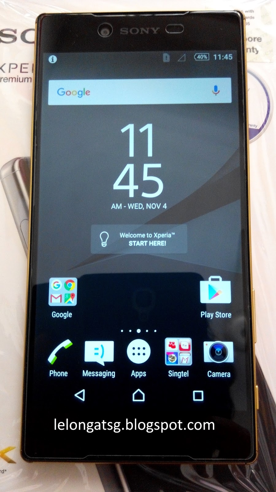 SONY Xperia Z5 Premium. [GOLD] | Lelong @ SG