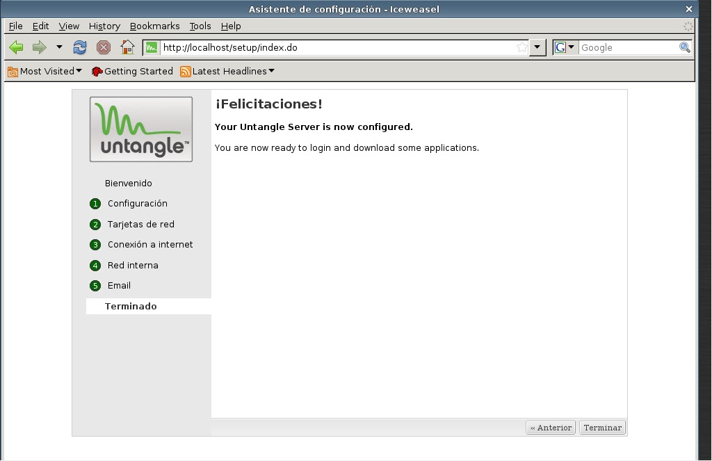 Blog de Davis: appliance Untangle (Firewall)