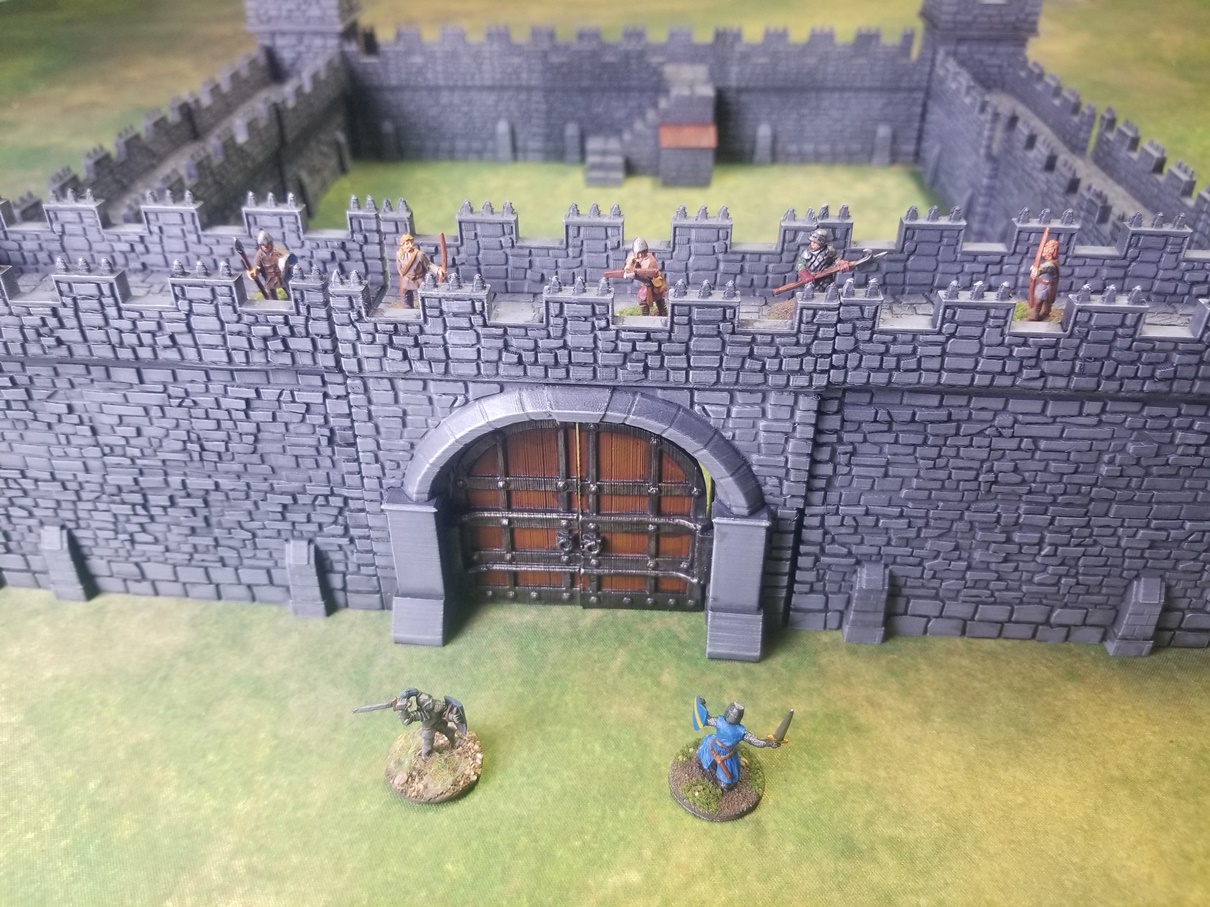 Mountain of Miniatures: 3D printed 15mm Castle