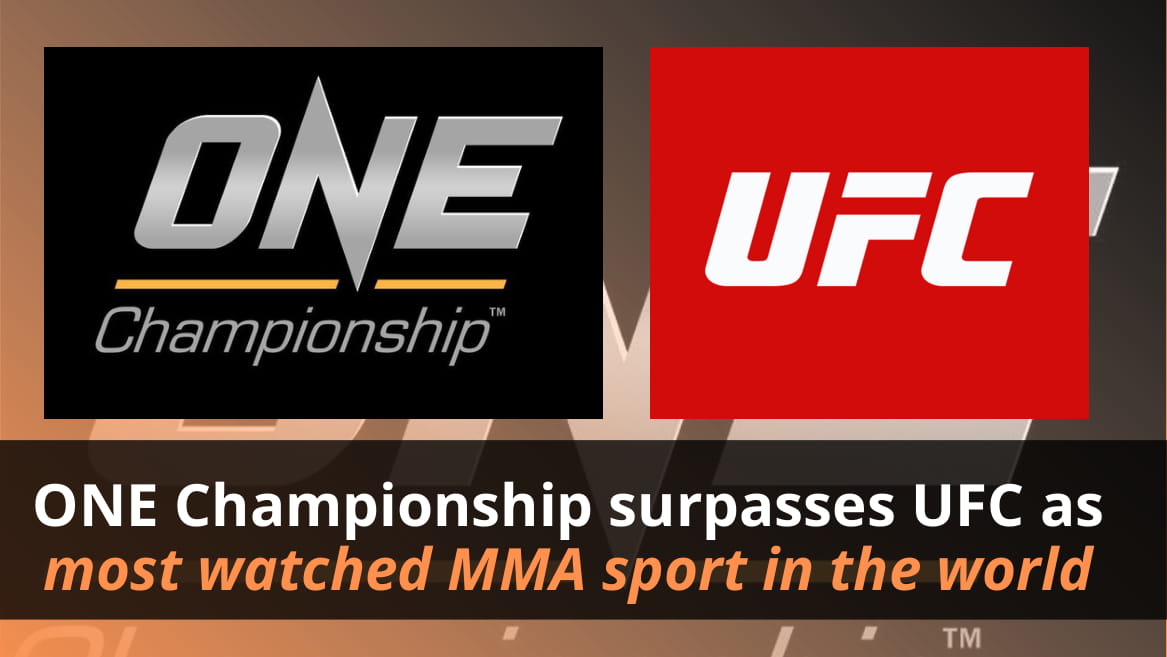 ONE Championship surpasses UFC as most watched MMA sport in the world ...