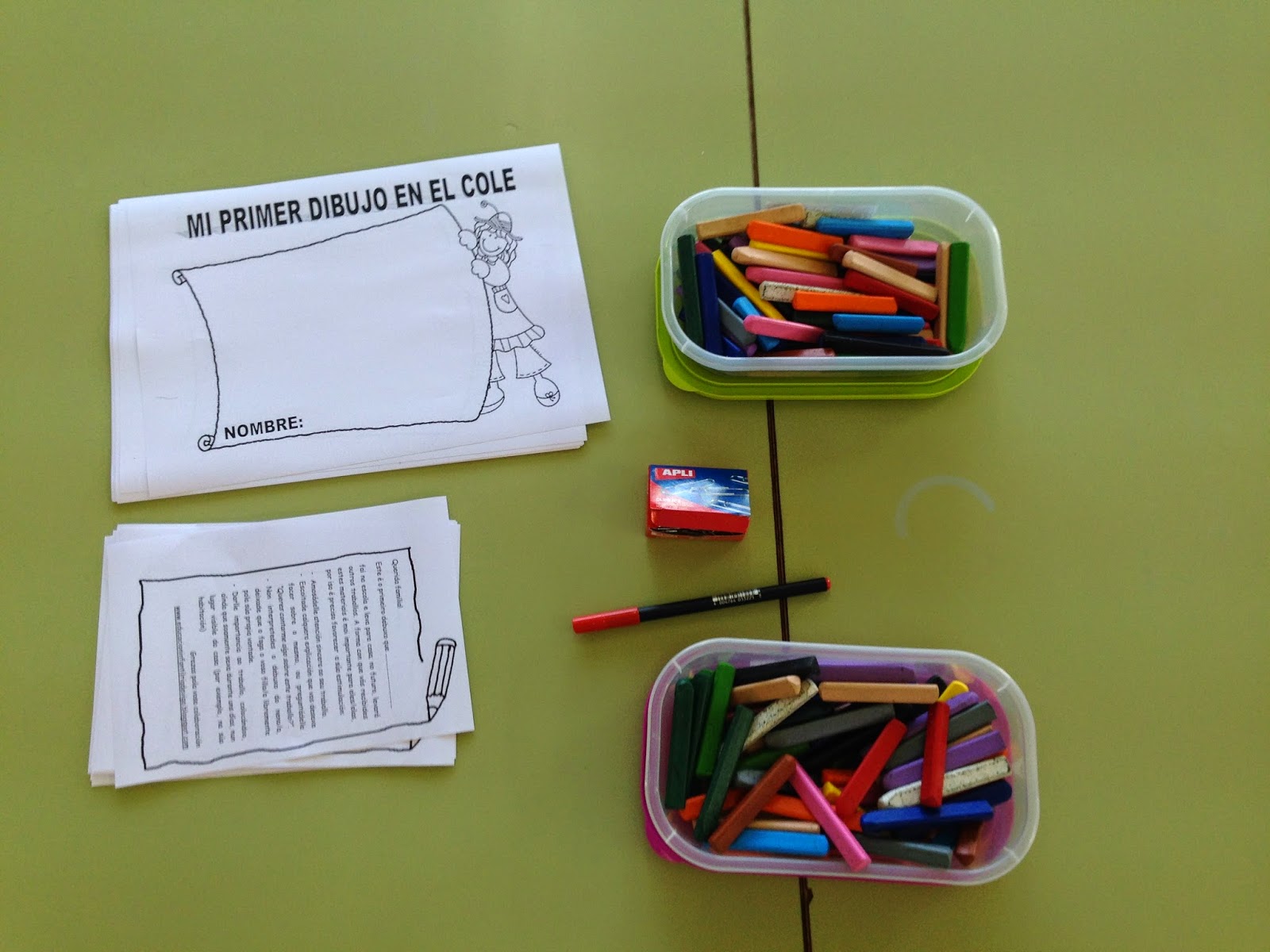 Pantallín visita Educación Infantil: Período de adaptación 3 anos-2º día Pantallín visita Educación Infantil: Período de adaptación 3 anos-2º día