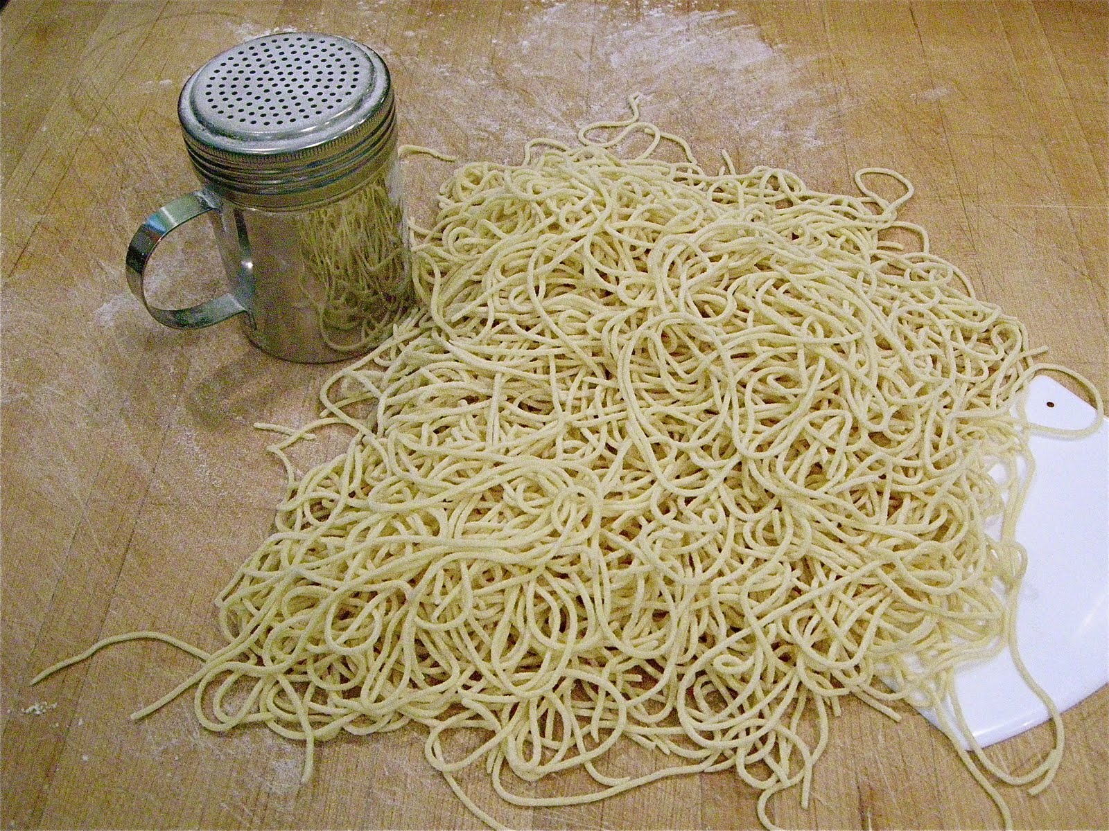 eat with a spoon: spaghetti tossed with ground almonds, anchovies, and ...