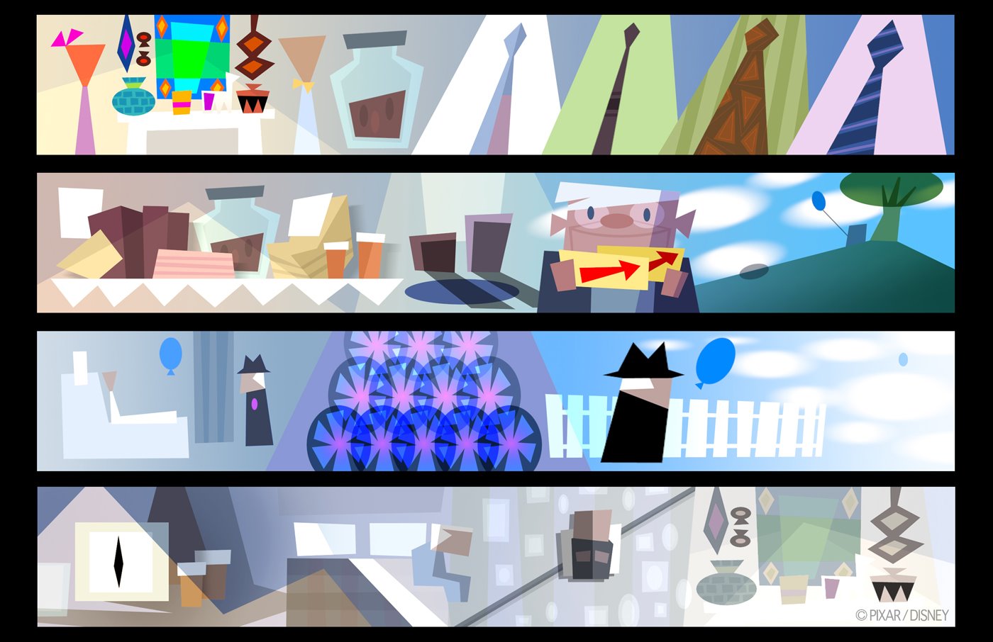 Living Lines Library: Up (2009) - Color Scripts, Part 2