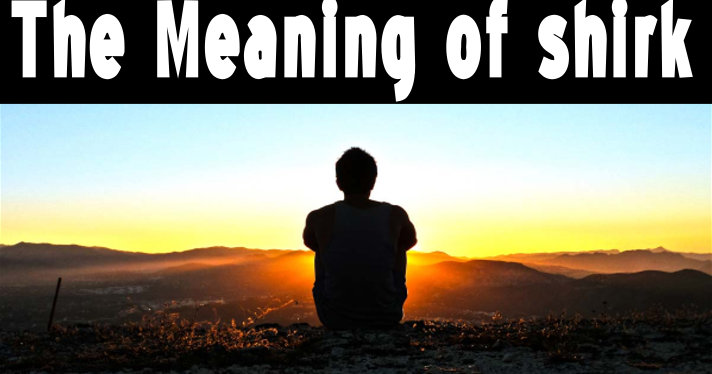 Meaning of Shirk Polytheism and its categories | Islam know