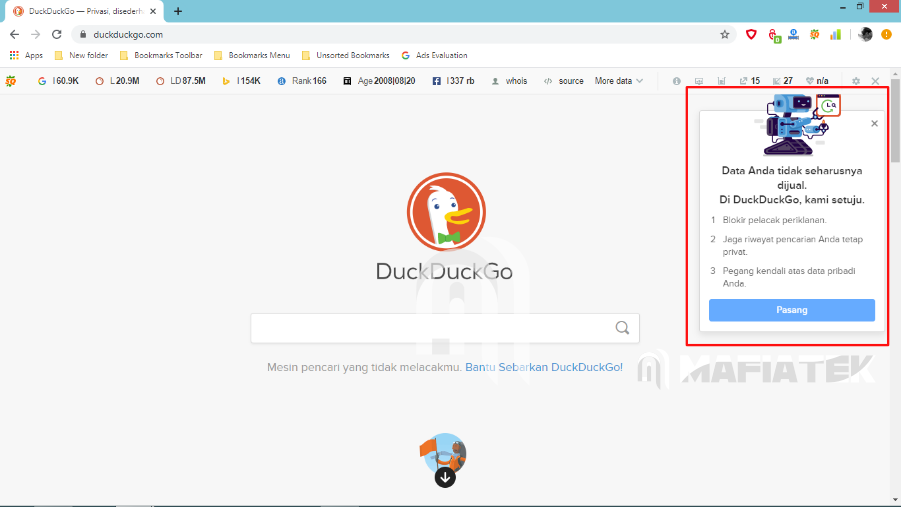 DuckDuckGo, Search Engine Populer Selain Google - MafiaTek