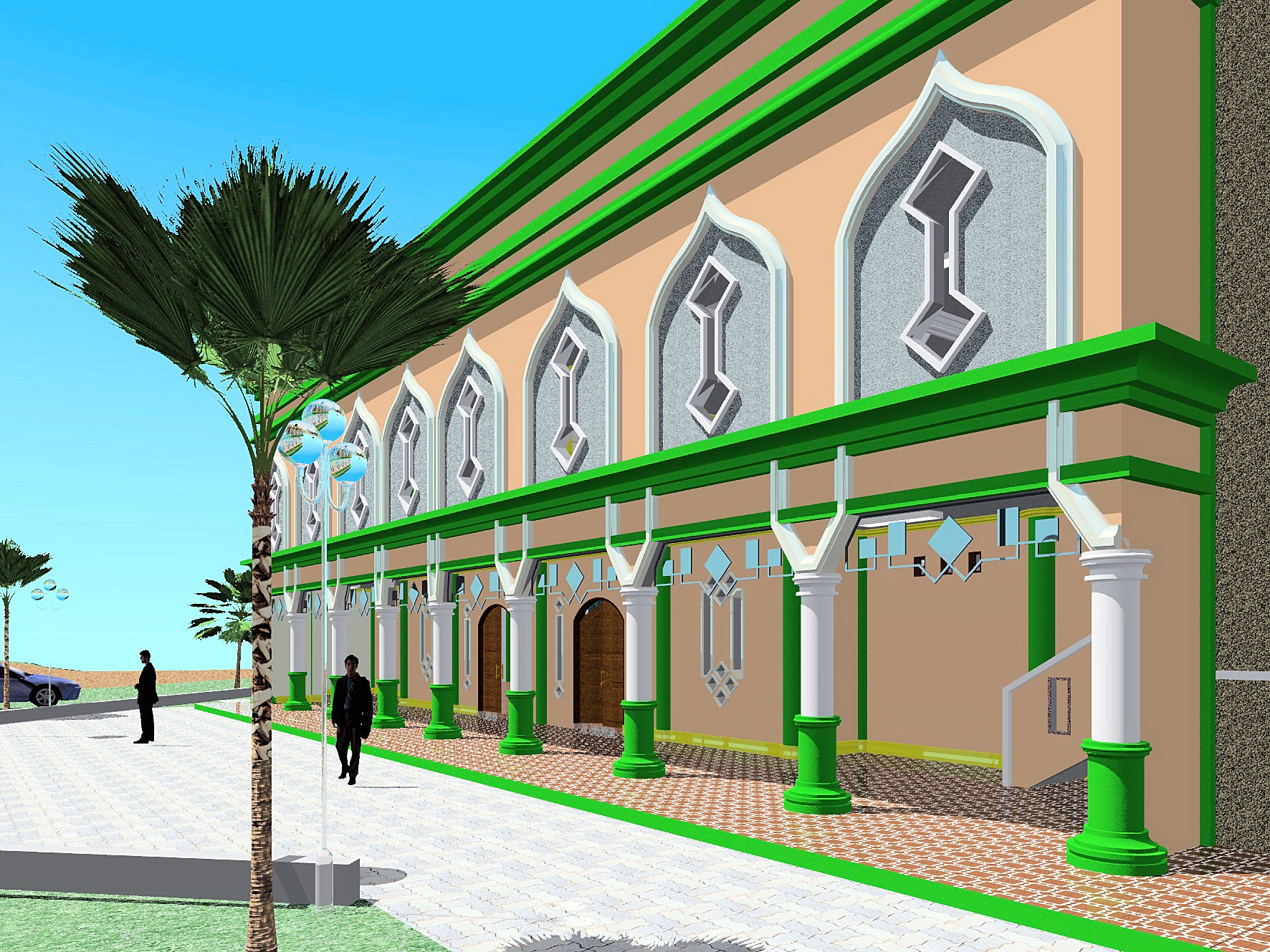 HCDspeedyard: Contoh Produk Revit Building Exterior