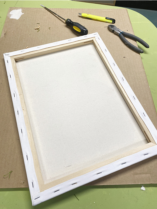 Deconstructed Art Canvas Frame