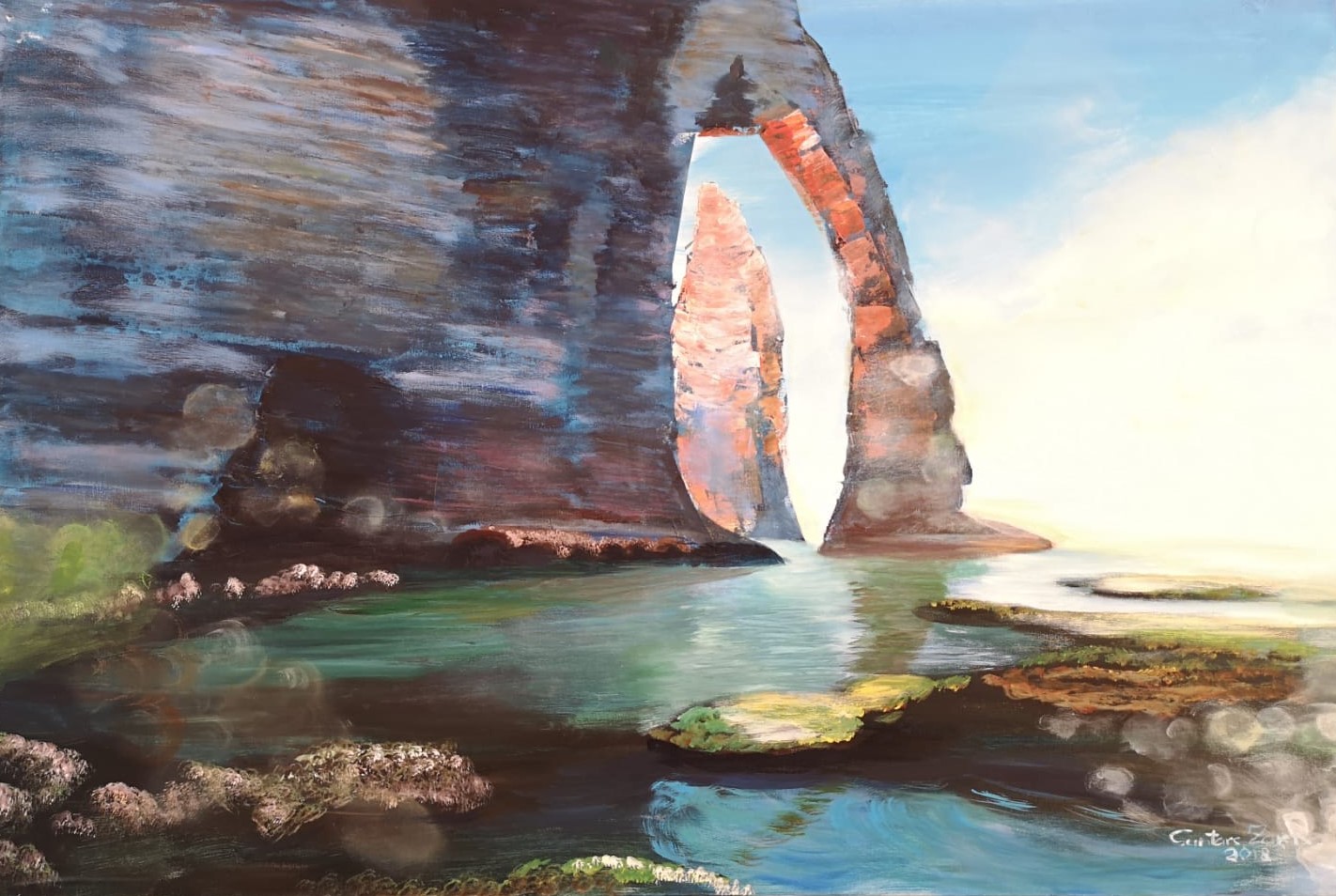 Guntars Zaķis: Latvijas un Eiropas ainavas. Akrils 80x120 vai 100x120 cm