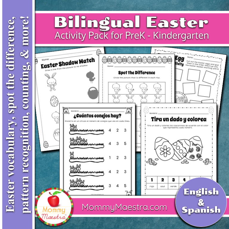 Mommy Maestra: Bilingual Easter Printables & TpT Sale