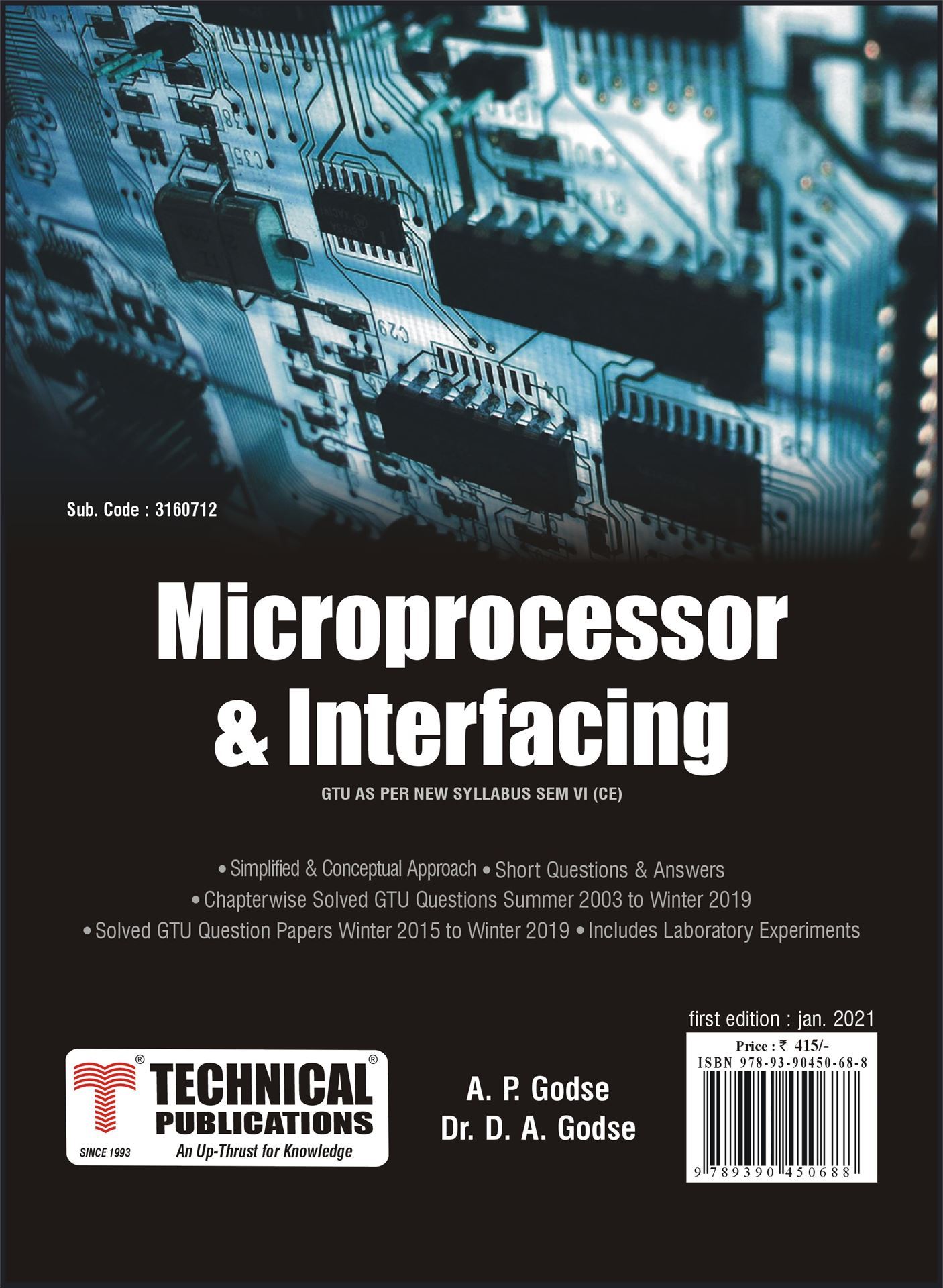 Microprocessor And Interfacing 3160712 Technical Publication Free Pdf Mpi Getpdfs