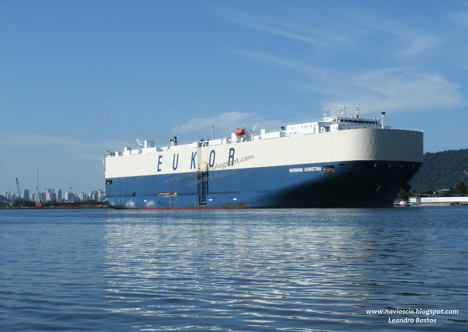 Navios de Santos & CIA: Navio MORNING CHRISTINA
