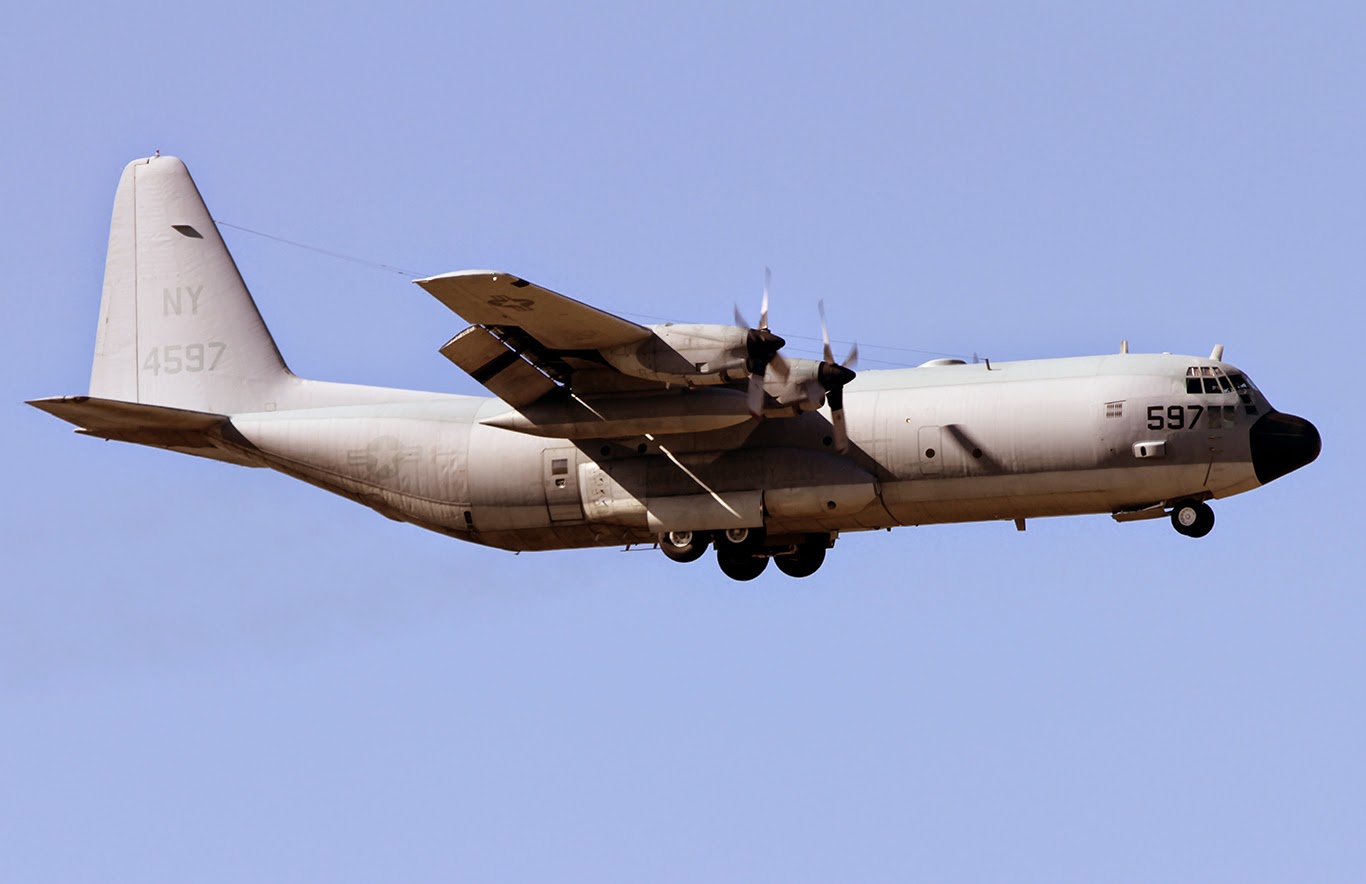 Perth Airport Spotter's Blog: US Navy Lockheed KC-130T 164597 (1st ...