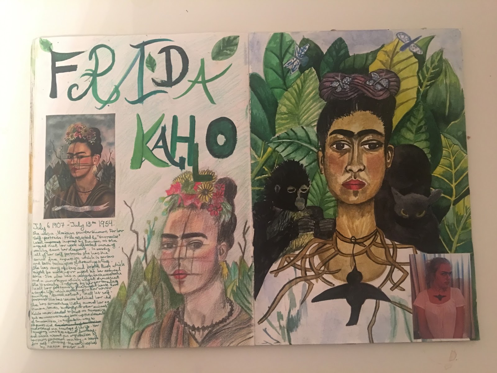 Examples of Artist research GCSE