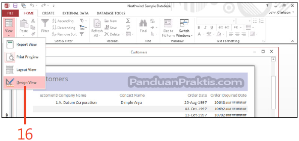 Cara Membuat Report Tabular Di Ms Access - Lab Wisnu