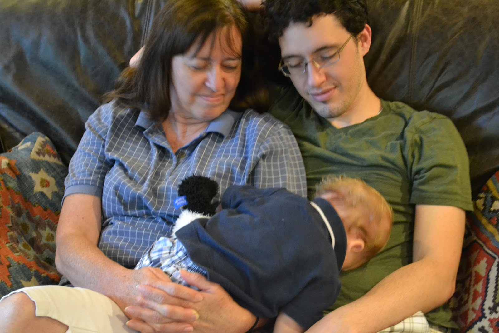 Mormon Momma with Multiple Sclerosis: Grandma Grandpa Came a Visitin'