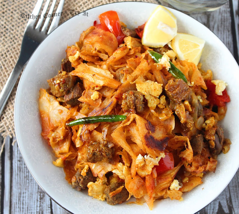 Beef Kothu Parotta/ Kothu Roti- South Indian Street Food