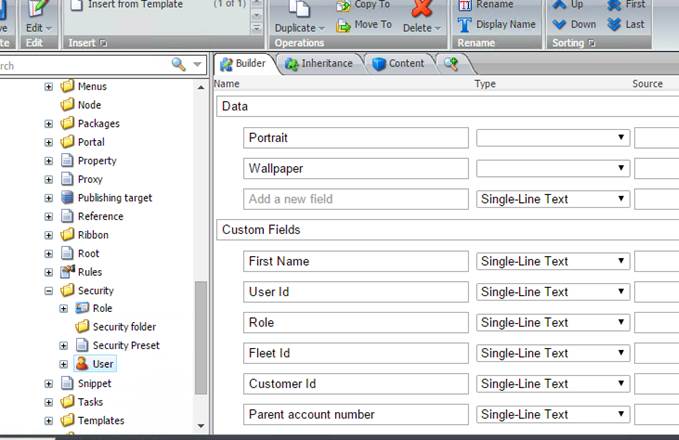 Sitecore custom User Profile template Sitecore custom User Profile template