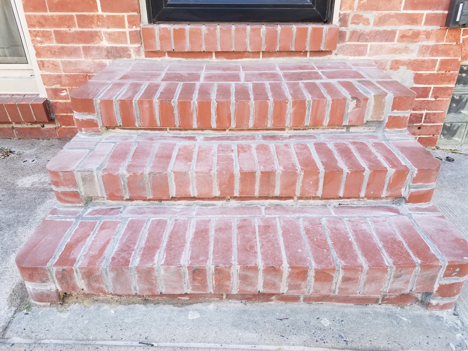Custom Stoneworks & Design Inc.: Brick Steps renovation in Baltimore City