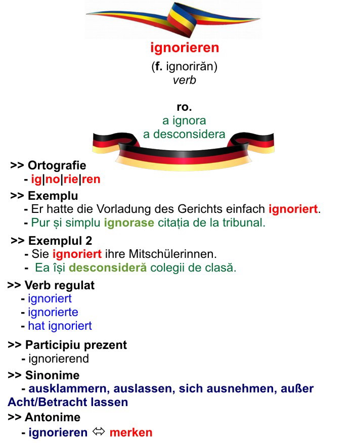 Deutsch für alle: ignorieren