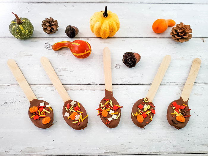 How to Make Chocolate Dipped Spoons - Koti Beth
