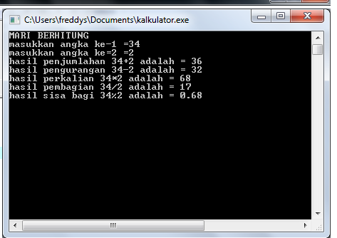 Contoh Kodingan C++ ~ "Punya Kata"