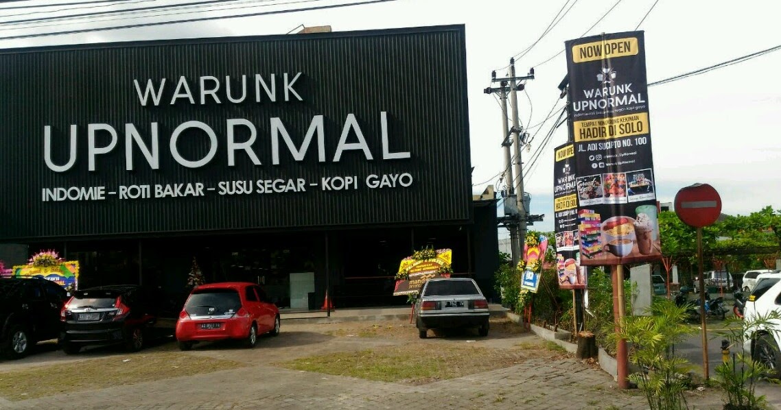 Baliho dan Vertical Banner Event Now Open WARUNK UPNORMAL SOLO ...