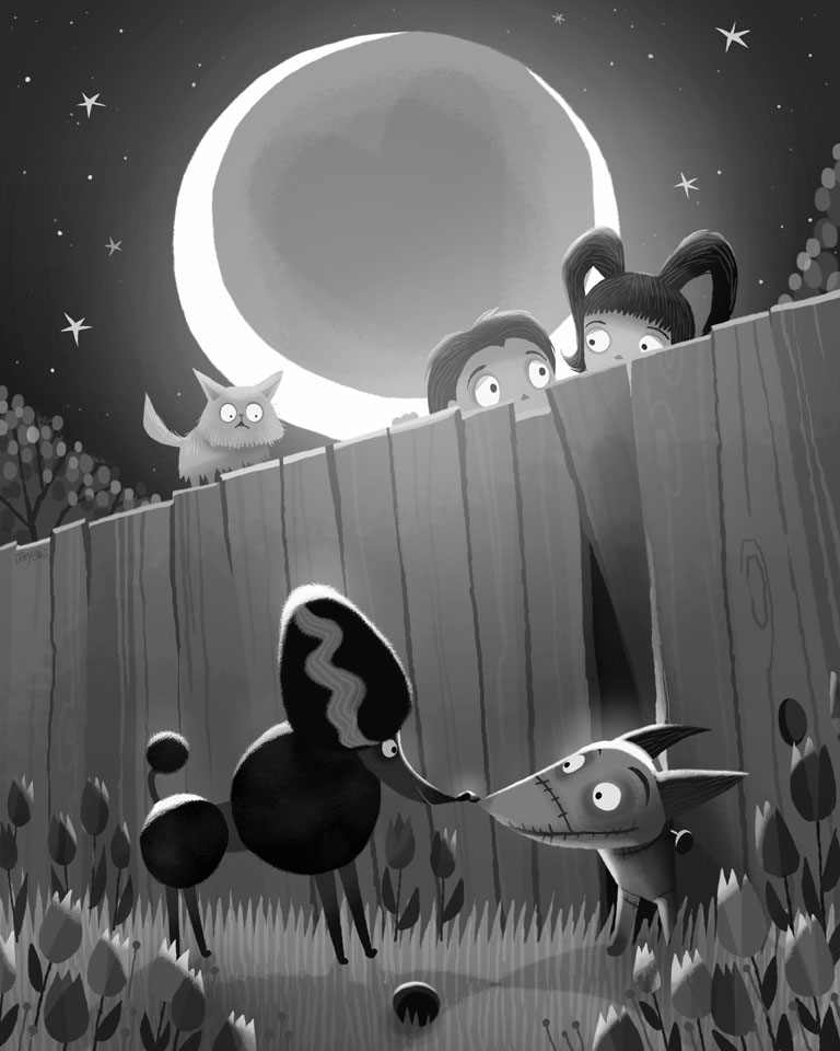 joey art: Frankenweenie exclusive prints and signing at Disneyland joey art: Frankenweenie exclusive prints and signing at Disneyland