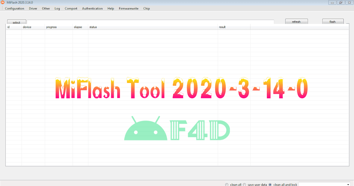 FLASHING4D - Flash Tool Software Downloads
